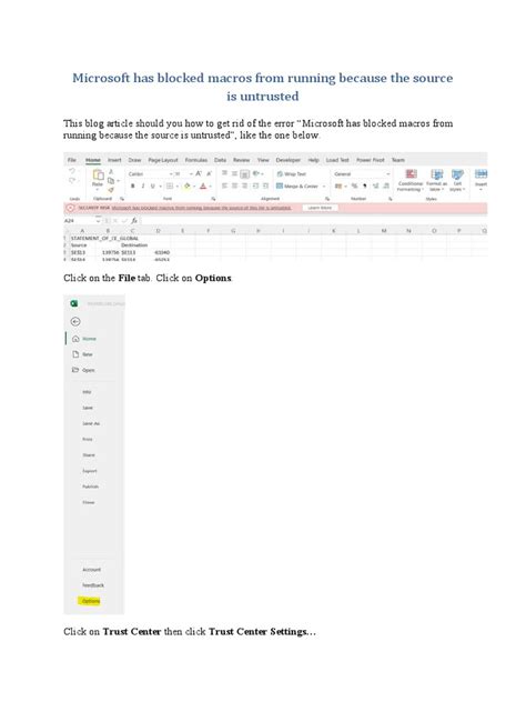 Microsoft Has Blocked Macros Pdf