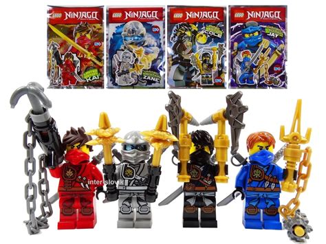 Lego Ninjago X Figurka Zane Cole Jay Kai Saszetka