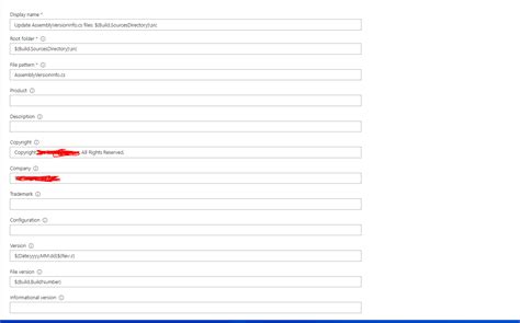 Azure Devops How To Update Assemblyversion Using Update Assembly Info