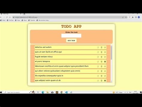 Todolist App Using React Coding Ninjas Project CodinNinjas Skill Test Coding React