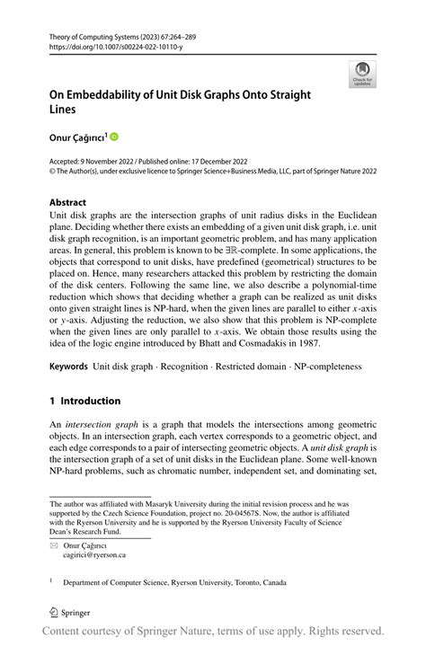 On Embeddability Of Unit Disk Graphs Onto Straight Lines Request Pdf