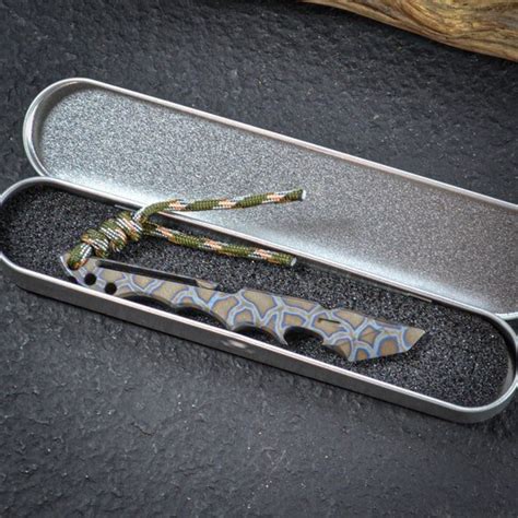 Cnc Integrated Titanium Alloy Edc Crowbar