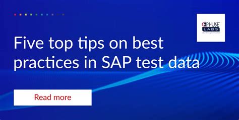 How To Master Sap Test Data Best Practices Epi Use Labs Posted On The Topic Linkedin