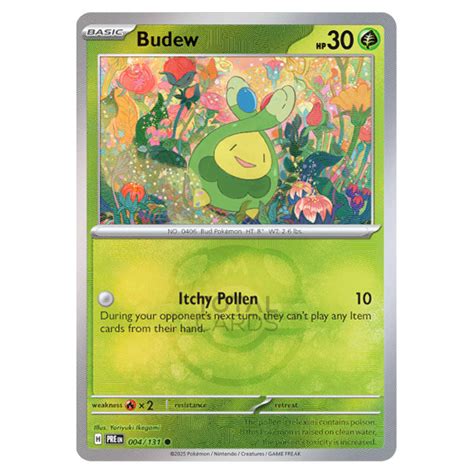 Pokemon Scarlet And Violet Prismatic Evolutions Budew 004131