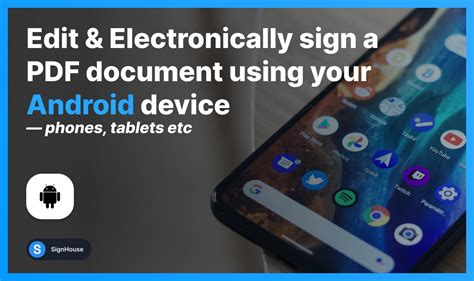 How To Edit Sign PDF On Android 2023 SignHouse