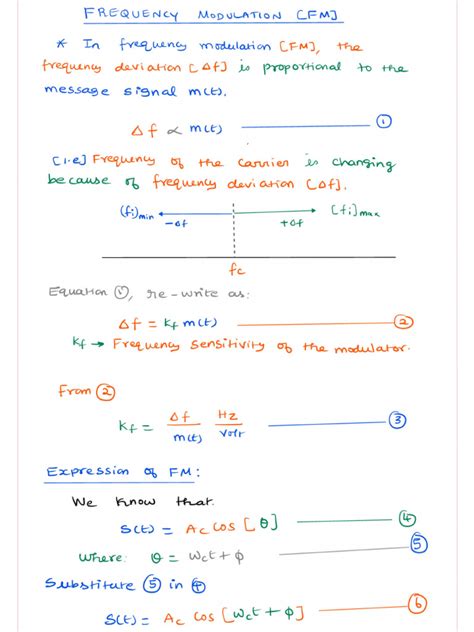 20 Frequency Modulation Frequency Deviation Problems 14 02 2023 Pdf