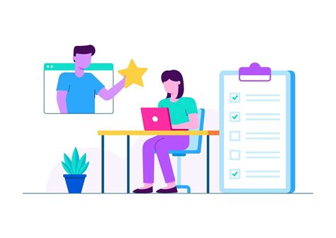 Task Assignment And Review 2686456 Vector Art At Vecteezy