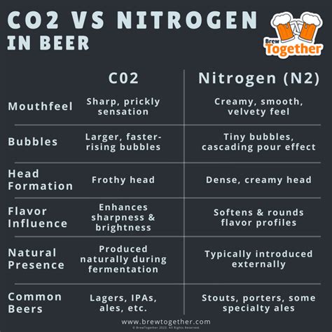 Nitrogen Vs Co2 In Beer Guide To Nitro Beers And Brewing Brewtogether