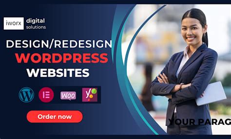 build a responsive seo optimized wordpress website by iworx solutions