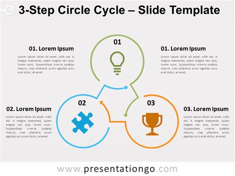 3 Circle Powerpoint Diagram Presentationgo Infographic Template Riset
