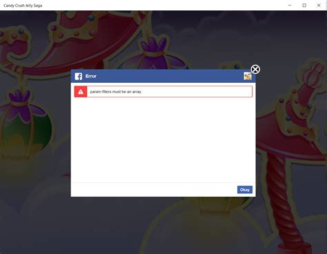 Message Saying Param Filters Must Be An Array Under Desktop Candy