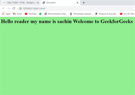 How To Change Background Color In HTML GeeksforGeeks