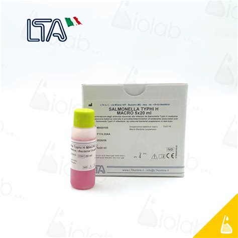 Salmonella Typhi H Antigen 20 Ml Biolab Diagnostics