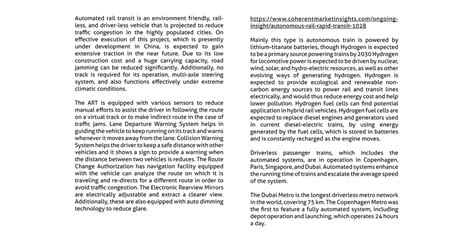 Market Research Information Autonomous Rail Rapid Transit Page 3