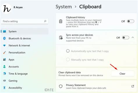 How To Clear Clipboard History Data On Windows 11