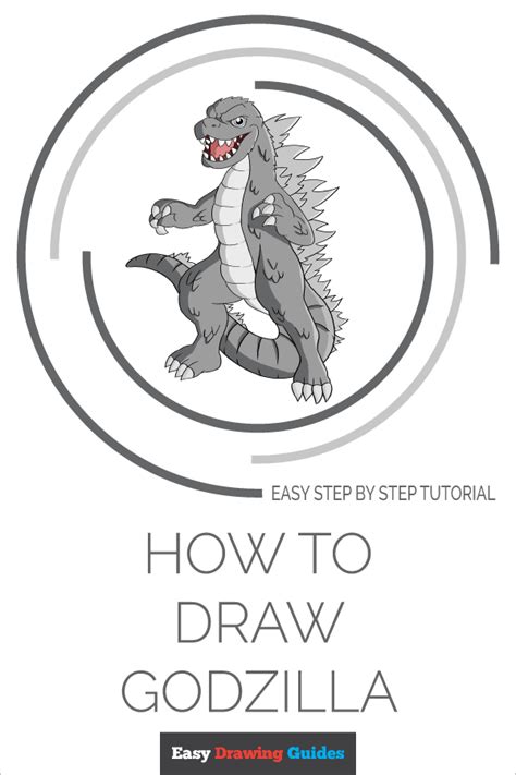 How To Draw Godzilla Really Easy Drawing Tutorial