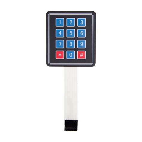Keypad X Matrix Flat Grade A Circuit Electronics