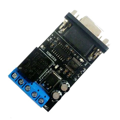 ₩7 145에서 1 채널 dc 12v pc com db9 rs232 직렬 포트 지연 릴레이 uart swtich led 모터