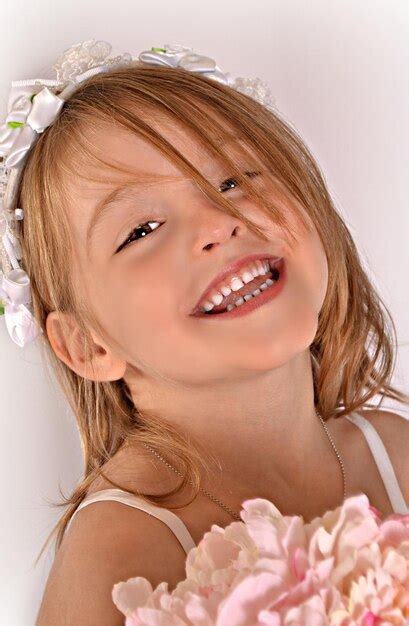 Premium Photo Close Up Portrait Of Happy Cute Girl