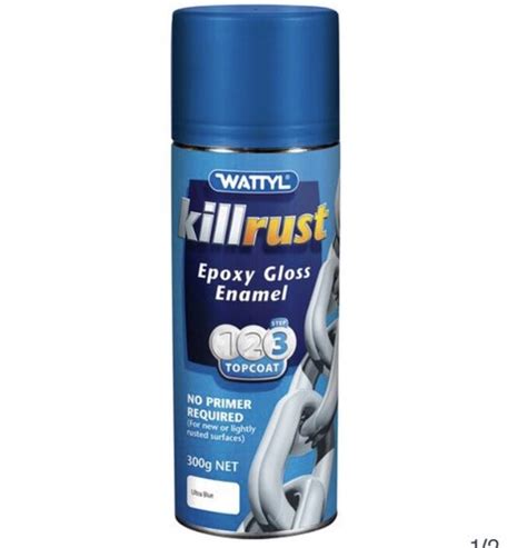 Killrust Epoxy Gloss Enamel 300g Aerosol Metal Protection Gloss Ultra