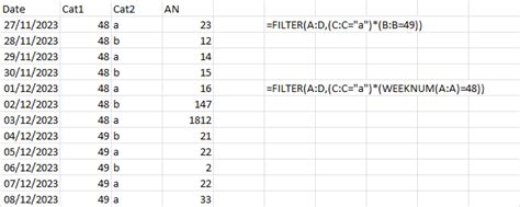 Excel Filter Function On Whole Column As Criteria Stack Overflow