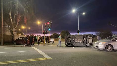 Person Injured After Car Flips On Side Chris Lynch Media