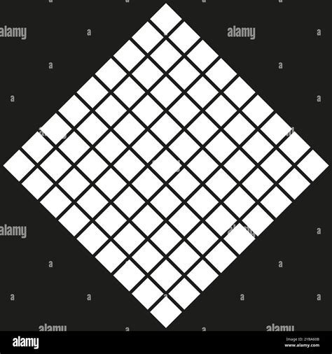 Diamond Grid Pattern Black And White Design Geometric Square Layout