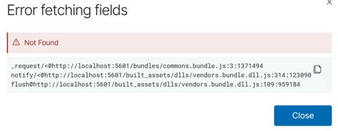 Kibana Discover Error Fetching Fields · Issue 53878 · Elastic