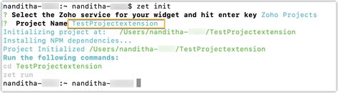 Building Extensions 2 Creating Extensions For Zoho Projects Using A Cli