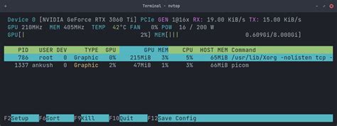 monitor gpu usage on ubuntu and other linux systems