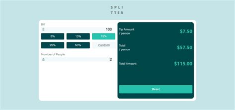 Tip Calculator App Using Reactjs Coding Torque