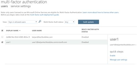 AZURE Multi Factor Authentication Deep Dive TechBubbles