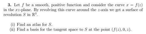 Solved Let F Be A Smooth Positive Function And Consider The Chegg