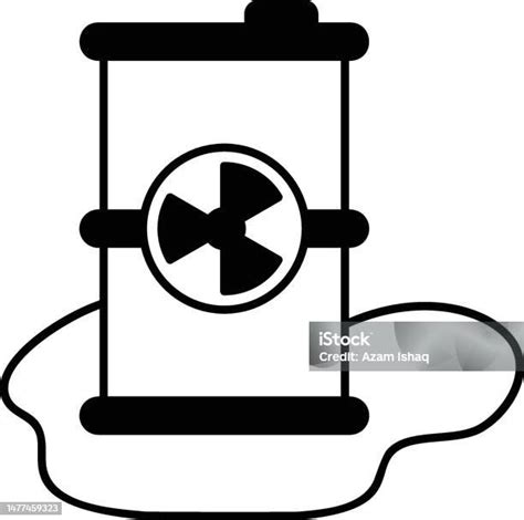 배럴 개념에서 기름 유출 원유 벡터 아이콘 디자인 환경 오염 기호 화학 생물학적 오염 기호 오염 물질 스톡 일러스트 레이 션의 릴리스 가솔린에 대한 스톡 벡터 아트 및 기타