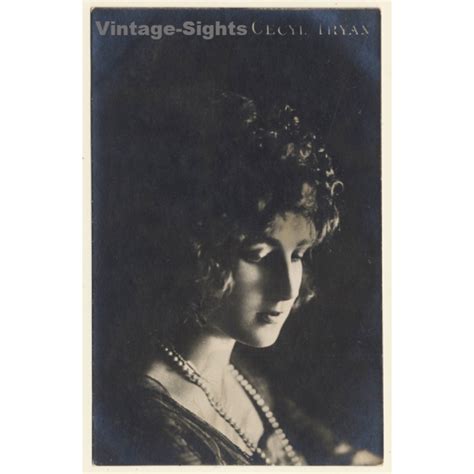 Cecyl Tryan French Actress Vintage Rppc 1920s 1930s