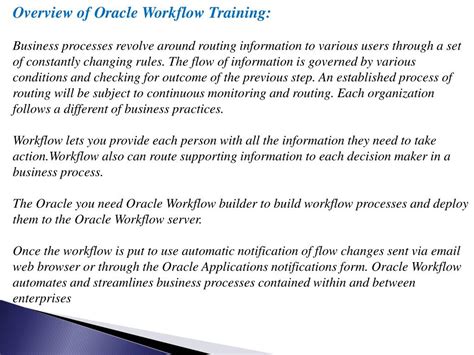 Ppt Oracle Workflow Ppt Online Powerpoint Presentation Free Download