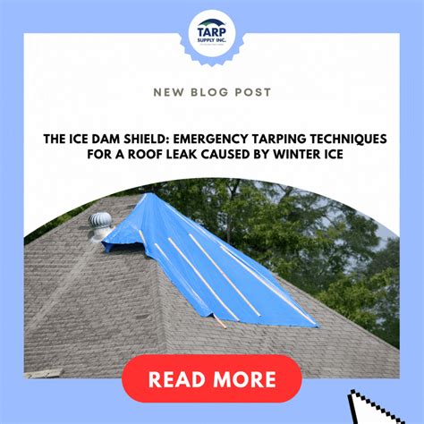 Ice Dam Roof Protection Emergency Winter Tarping