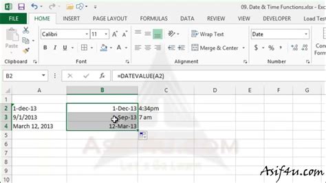 Excel Advanced Functions Training Bangla 48 Datevalue And Timevalue