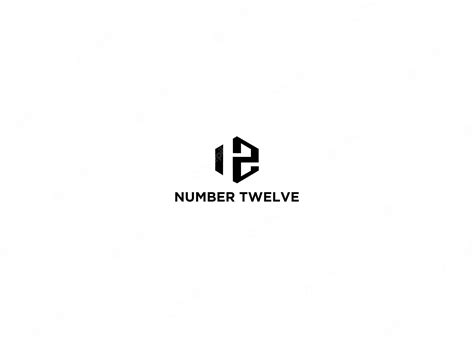 Premium Vector Number Twelve Logo Design Vector Illustration
