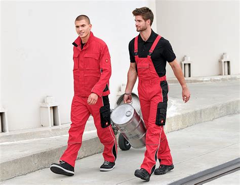 Bib And Brace E S Active Red Black Strauss