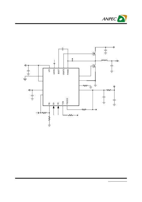 Apw8868b Datasheet1426 Pages Anpec Ddr2 And Ddr3ddr3l Synchronous