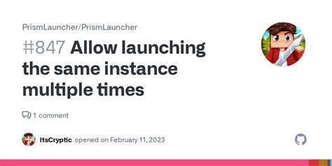 Allow Launching The Same Instance Multiple Times · Issue 847