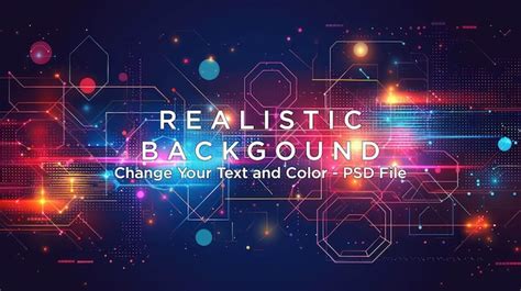 Abstract Digital Network Technology Illustration Premium Ai Generated Psd