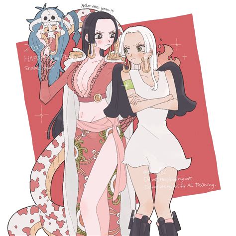 Millpi Boa Hancock S Snake Seraphim One Piece One Piece Black Footwear Highres