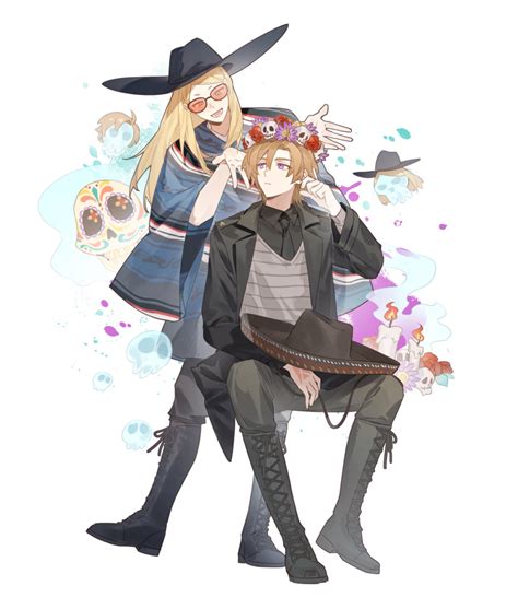 Safebooru 23hr55min 2boys Black Coat Black Pants Blonde Hair Blue