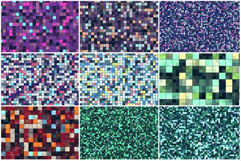 20 Tiling Colored Squares Backgrounds Design Cuts