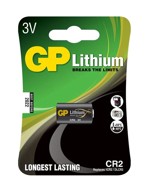 Cr2 Batterij Gp Lithium Pro 1 Stuk