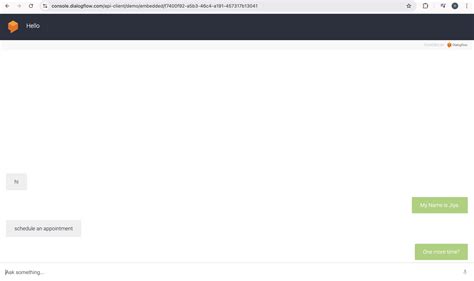 dialogflow integration