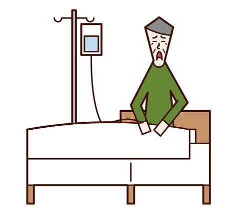 입원 환자 일러스트 무료 일러스트 소재집 Kukukeke