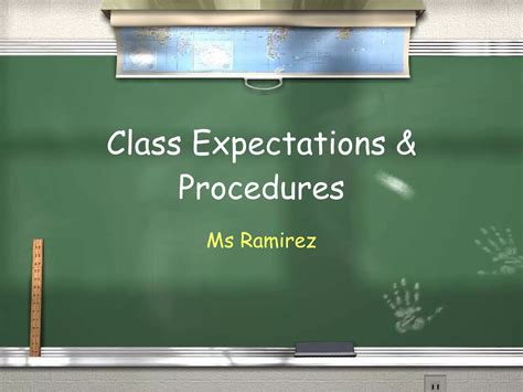 Class Expectations And Procedures Ppt Homework And Study Education